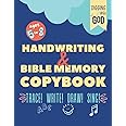Handwriting & Bible Memory Copybook For Kids Ages 5-8: A FUN Bible ...