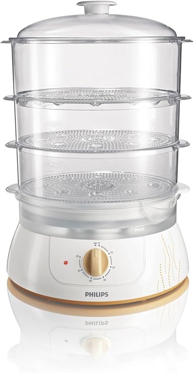 Philips HD9120/55 Cuit vapeur 3 paniers 900 Watts: Amazon.fr: Cuisine ...