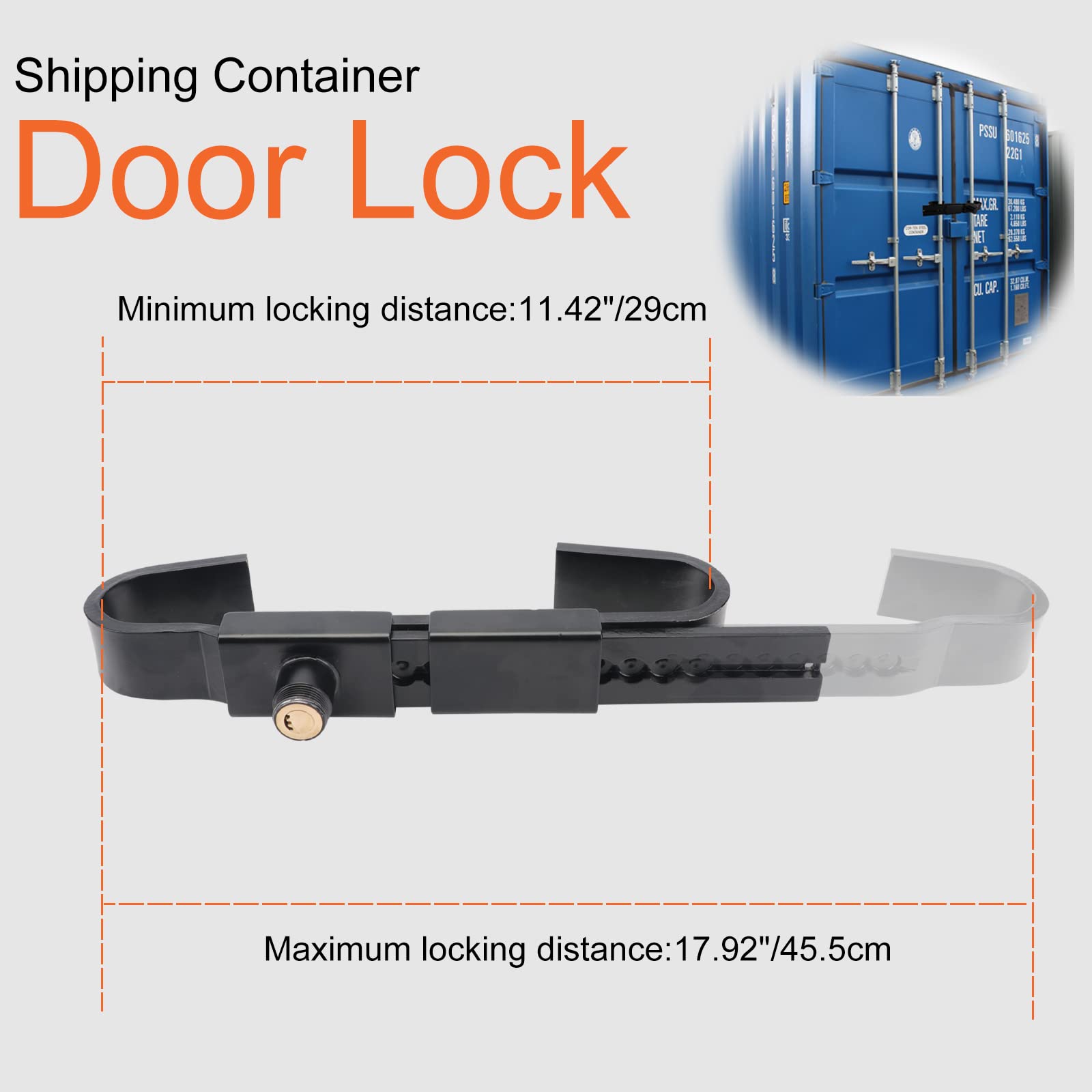 Mua Shipping Container Lock - Adjustable Steel Heavy Duty Cargo Door ...