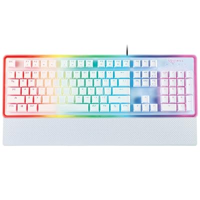 ROSEWILL Gaming White Keyboard with RGB LED Backlit Nepal | Ubuy