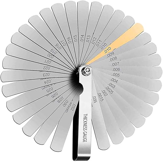 Fühlerlehre-Set,32-Teilig Metrisches Master Fühlerlehre Set Edelstahl ...