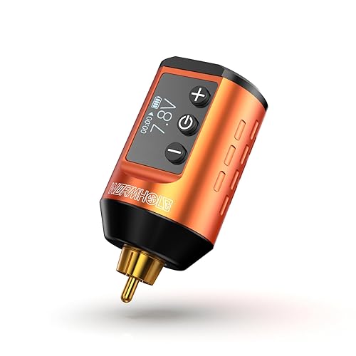 Wireless Tattoo Battery Pack, Rechargeable Cordless Tattoo Power Supply ...
