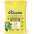 Amazon.com: Ricola Sugar Free Lemon Mint Herbal Cough Suppressant Throat Drops, 105ct Bag ...