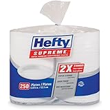 Amazon.com: Hefty Supreme Foam Plates, 6" (320 ct.) (pack of 2 ...