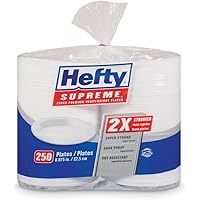 Amazon.com: Hefty Supreme Plates (250 ct.) : Health & Household