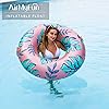 Inflatable Tropical Plant Pool Floats, Floaties Raft Lounge for Adult ...