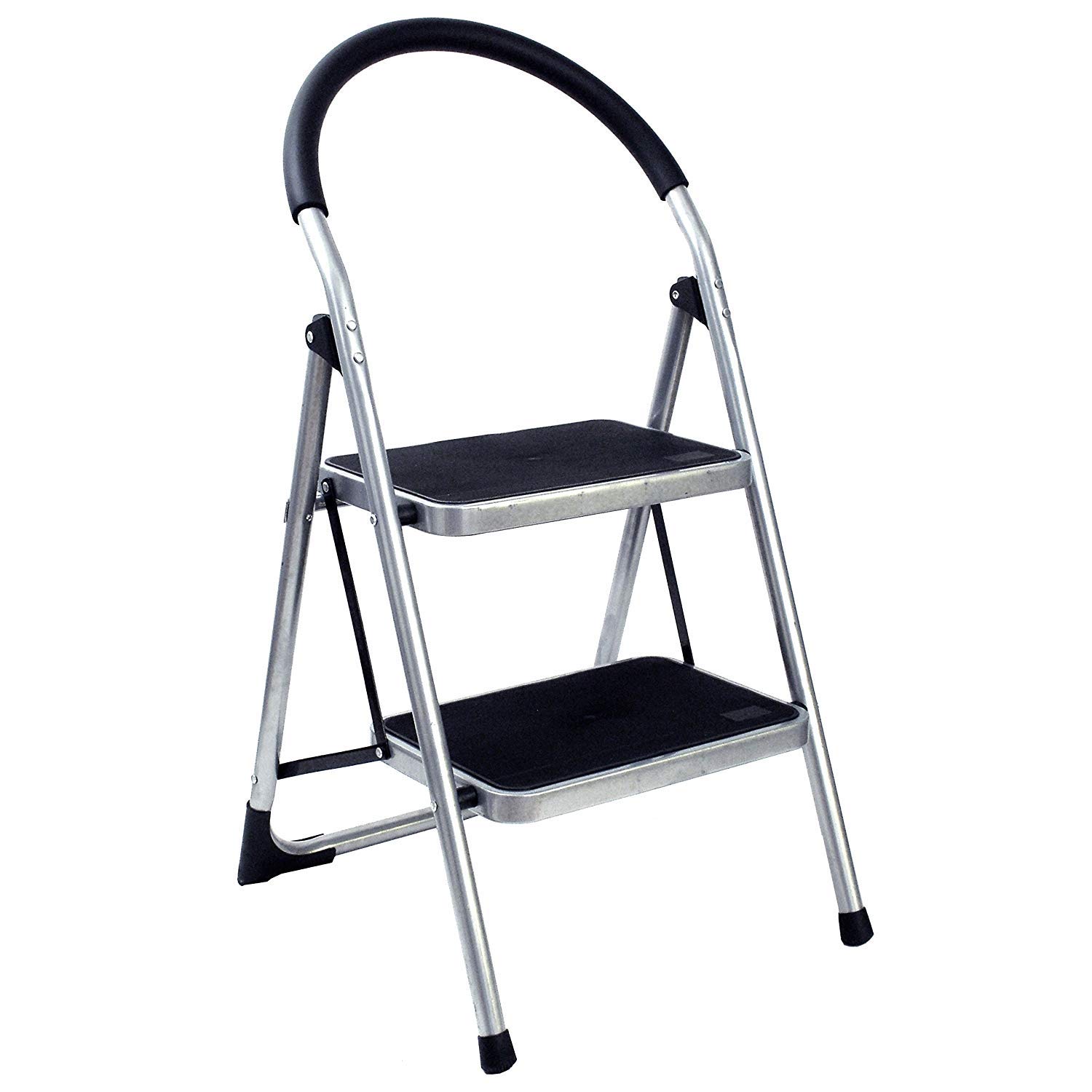 Folding Two Step Ladder Chair Stepladder That Is Also Stool ...