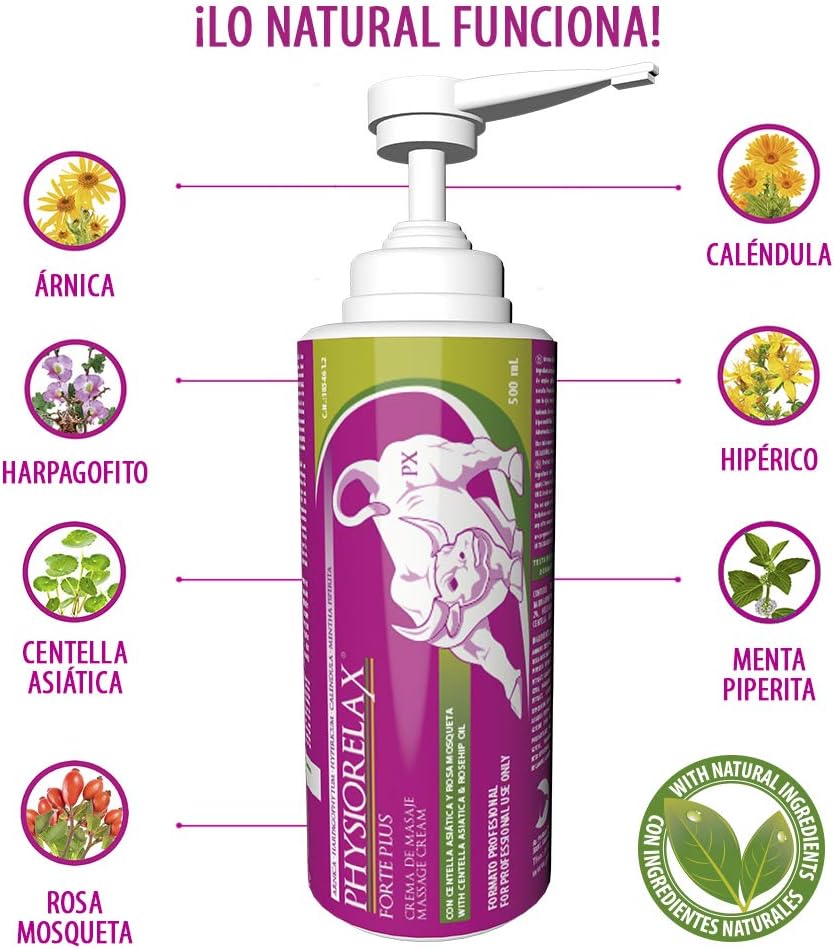 Physiorelax Forte Plus 500 ml – Massage Cream with Arnica – BigaMart
