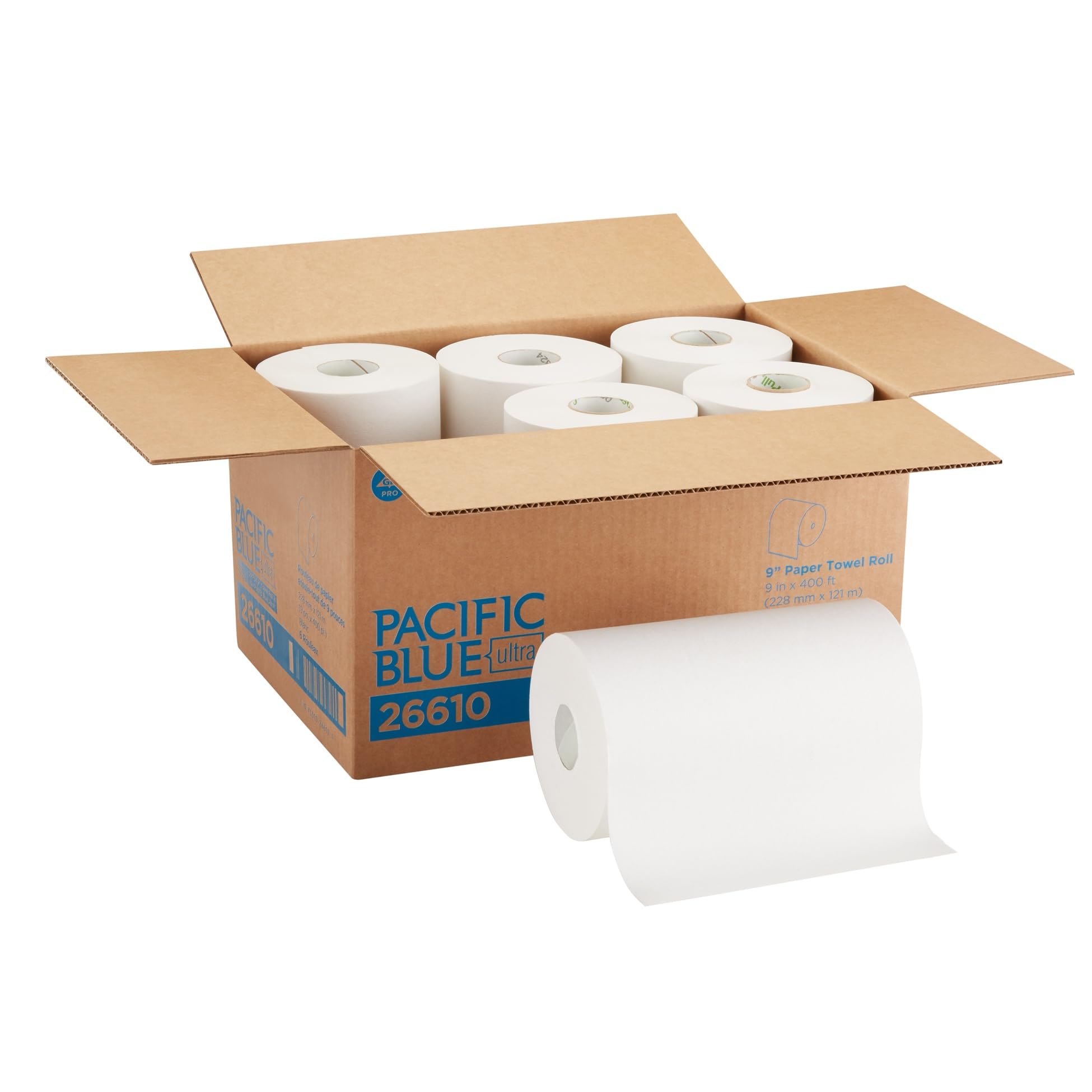 Pacific Blue Ultra 9 inch Paper Towel Roll by GP PRO (Georgia-Pacific ...