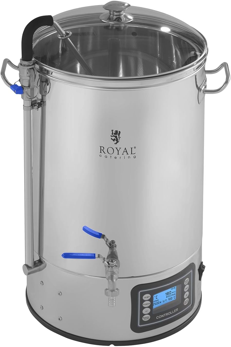 Royal Catering RCBM-40N Brew Kettle Home Brewing Beer (30 L, 2500 W ...