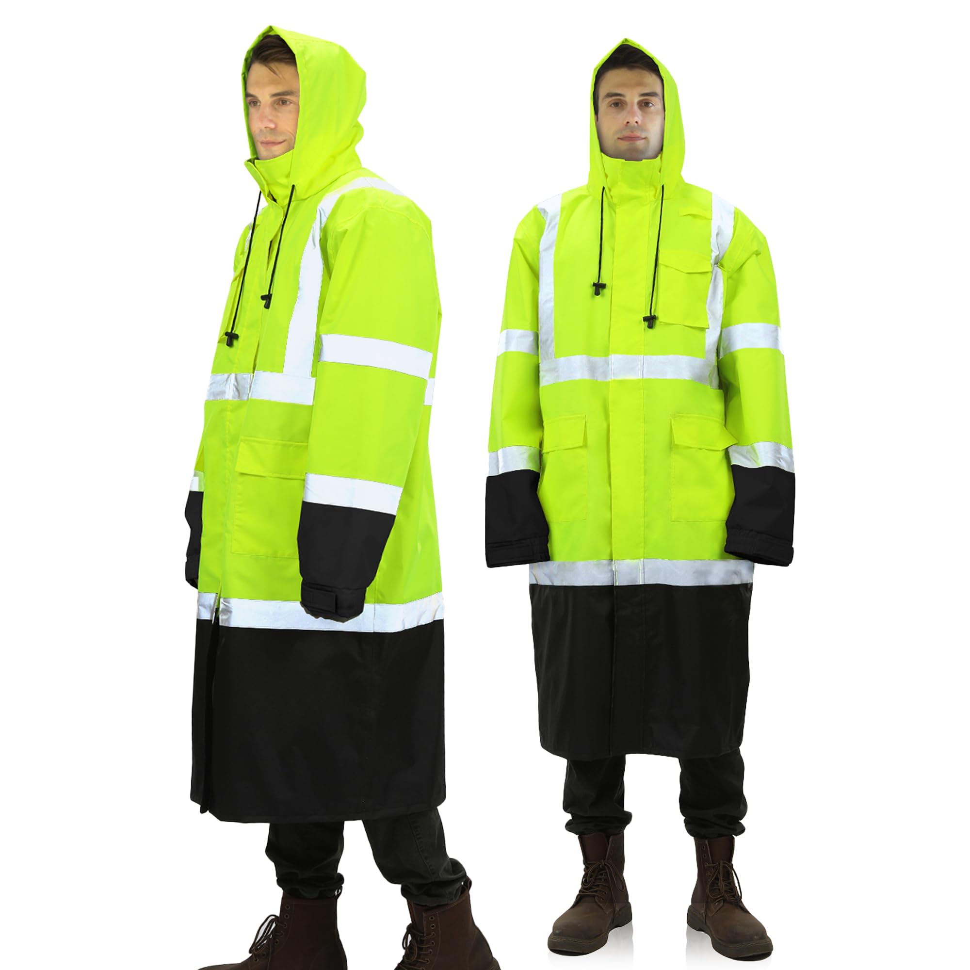 Mua sesafety Hi Vis Rain Jacket, High Visibility Rain Gear, Class 3 ...