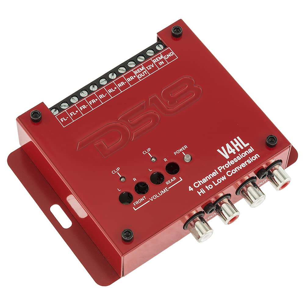 Buy Title: DS18 V4HL 4-Channel Line Out Converter, High-Level Speaker ...