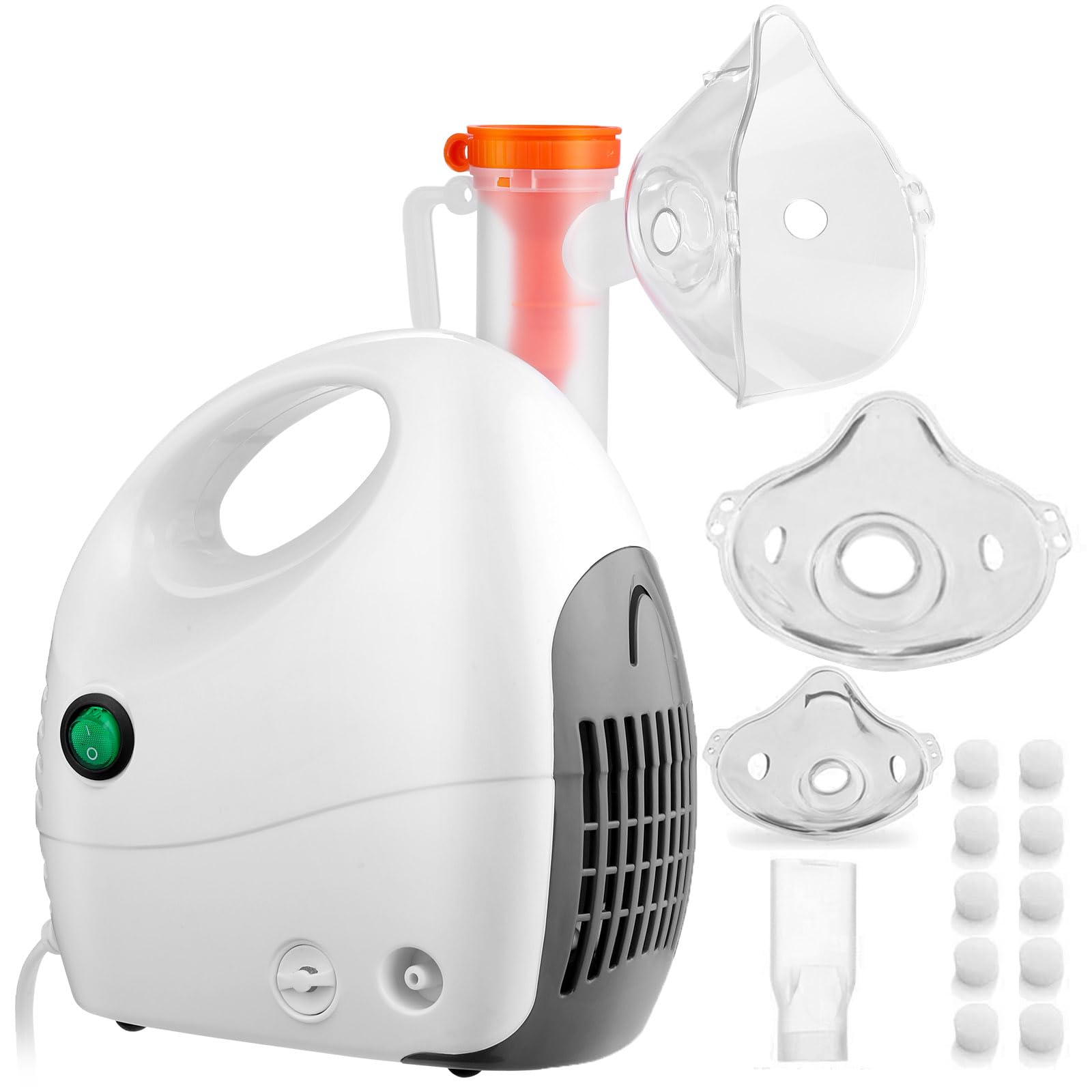 Nebulizer Compressor Adjustable Amount for Adults and Kids, Compressor ...