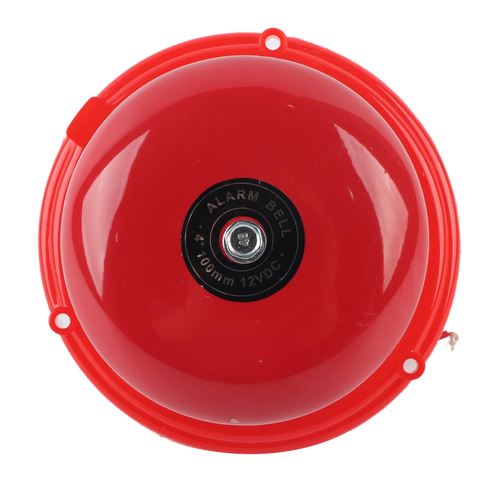 Fire Alarm Bell,12V Dc Bell 4 Inches Metal Fire Control, 100Db Internal ...