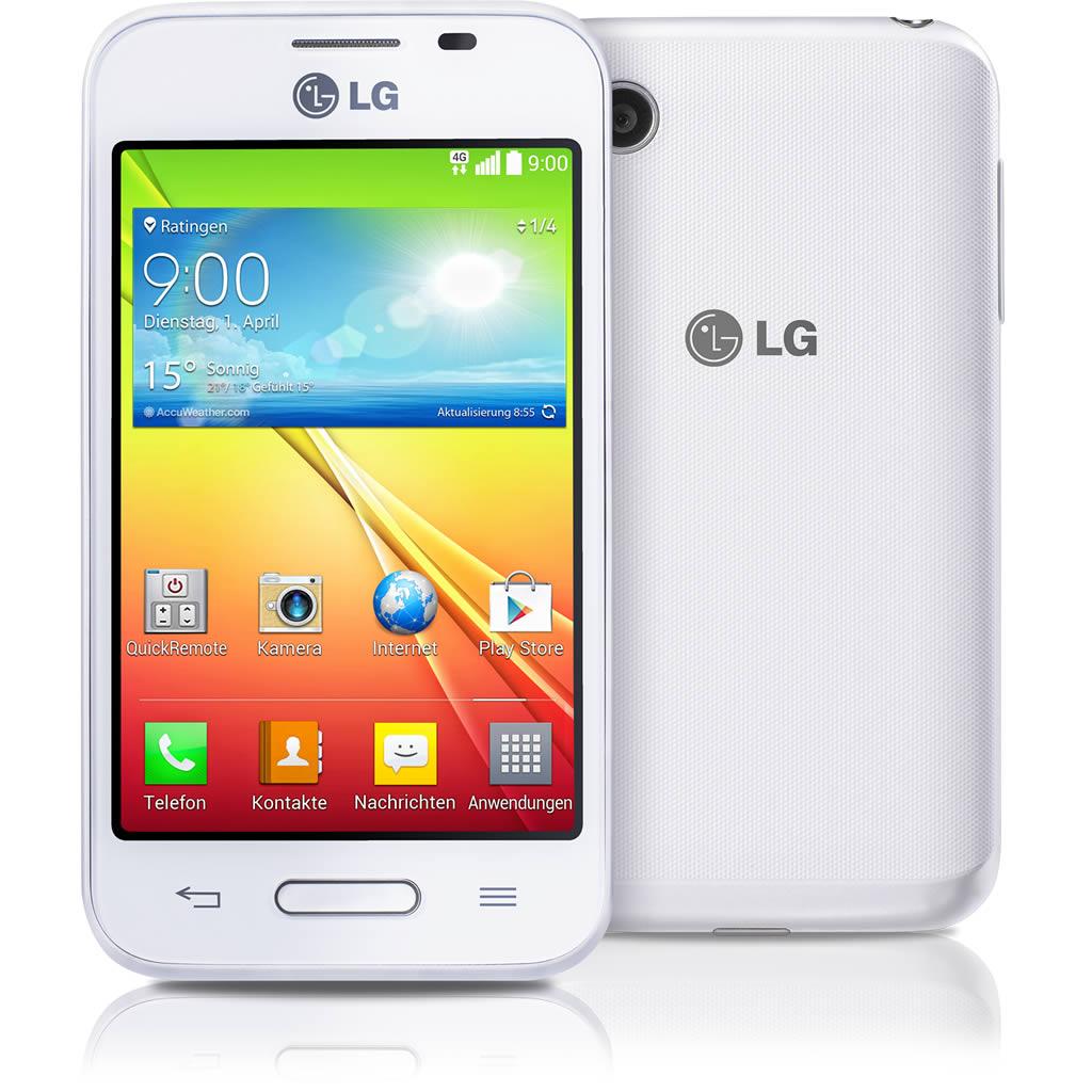 LG L40 Smartphone (8,9 cm Touchscreen, 1,2 GHz Dual-Core-Prozessor, 3 ...