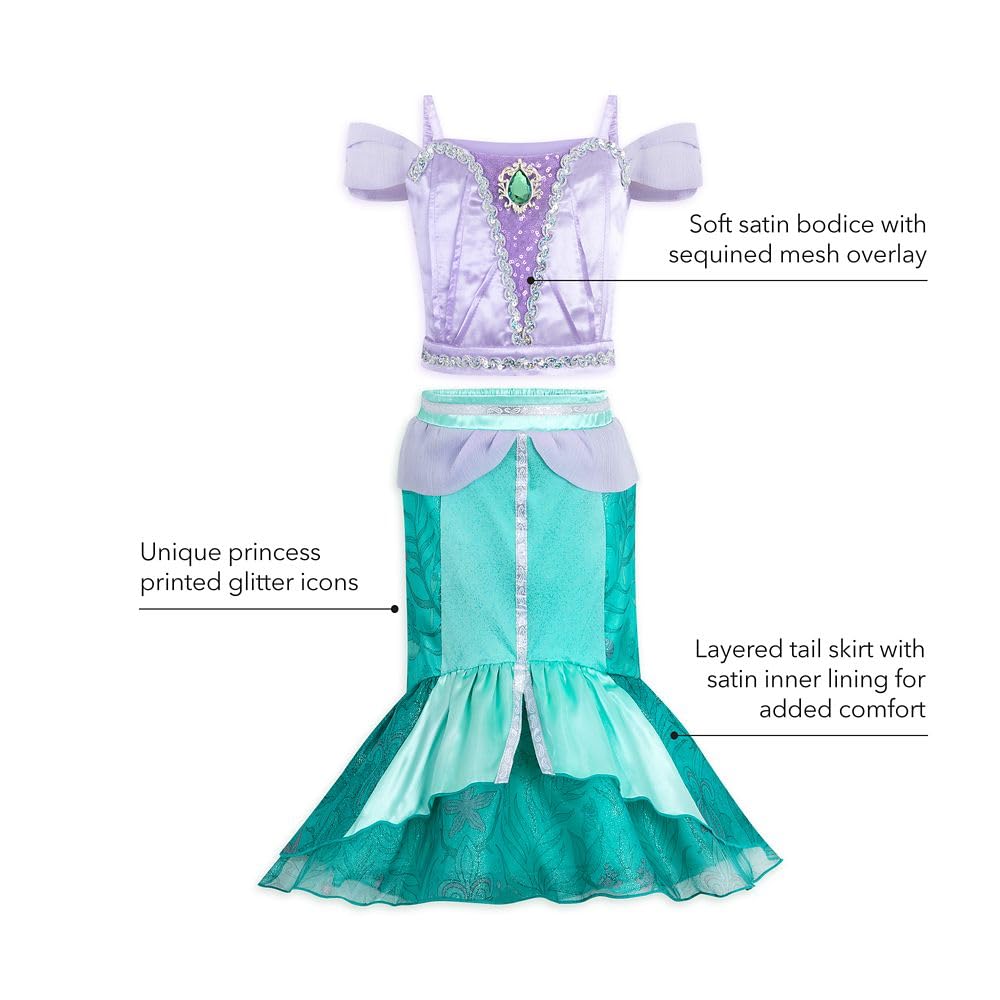 Disney Store Official Princess Costumes (Ariel From The Little Mermaid ...