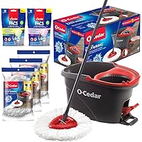 Amazon.com: O-Cedar System Easy Wring Spin Mop & Bucket with 3 Extra ...