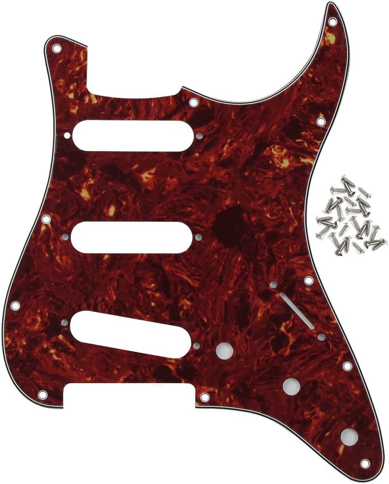 IKN 11 Hole SSS Strat Guitar Pickguard Scratchplate for Fender USA ...