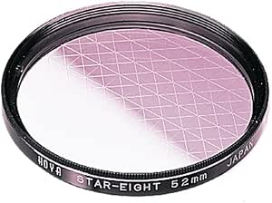 Amazon.com : Hoya 52mm Eight Point Cross Screen Glass Filter (8X ...