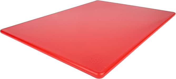 Amazon.com: Commercial Red Plastic Cutting Board, Large 20x15 Inch, NSF ...