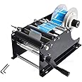 ZONEPACK Manual Round Labeling Machine with Handle Manual Round Bottle Labeler Label Applicator ...