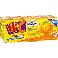Amazon.com : Hi-C Orange Lavaburst Fruit Drink Aseptic Pack 10 pk (Pack ...