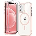 Amazon.com: Temdan Magnetic Case for iPhone 12 Case & iPhone 12 Pro Case Clear,[Compatible with ...
