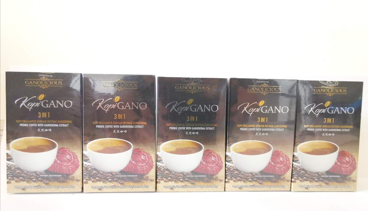 Mua Gano Excel 3 In 1 Coffee Ganoderma 5 Box trên Amazon Mỹ chính hãng ...