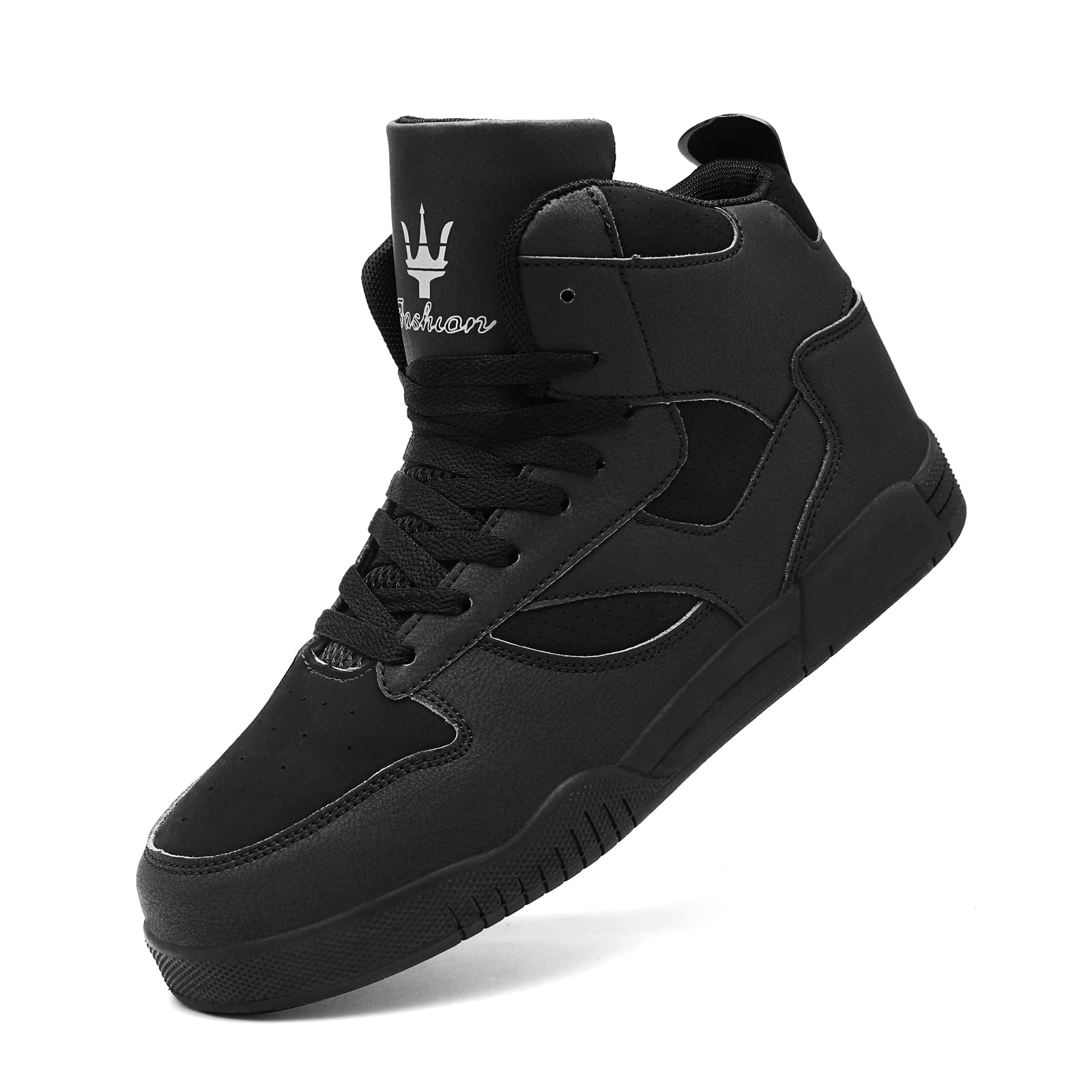 MUOU Shoes Men's High Top Fashion Sneakers Outdoor Sports Athletic ...