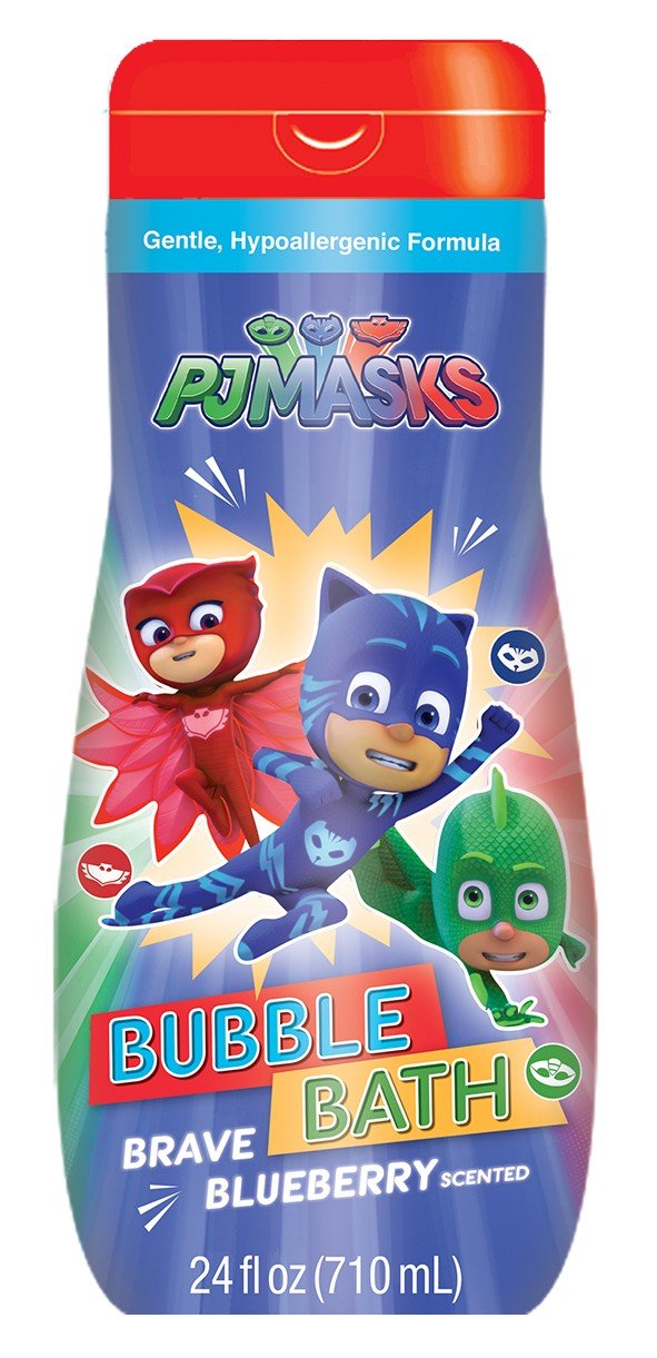 Amazon.com : Pj Masks Bubble Bath 24 Ounce Brave Blueberry (710ml) (3 ...
