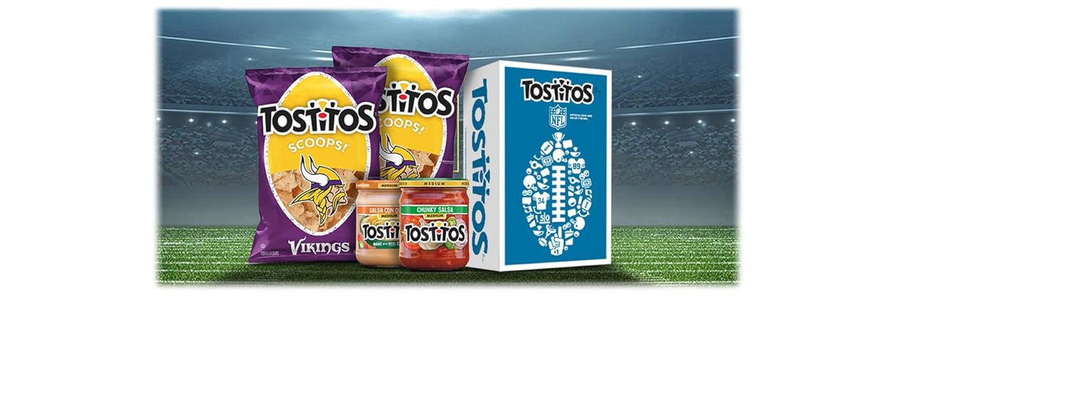Tostitos Nfl Minnesota Vikings Chips & Dips Party Box, 50.5 Ounce ...