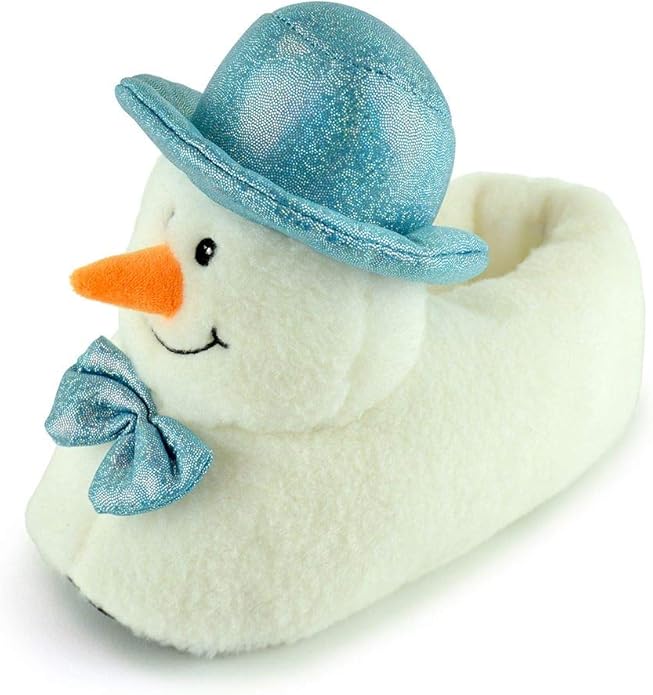 Thingimijigs Ladies 3D Plush Novelty Snowman Slippers: Amazon.co.uk ...