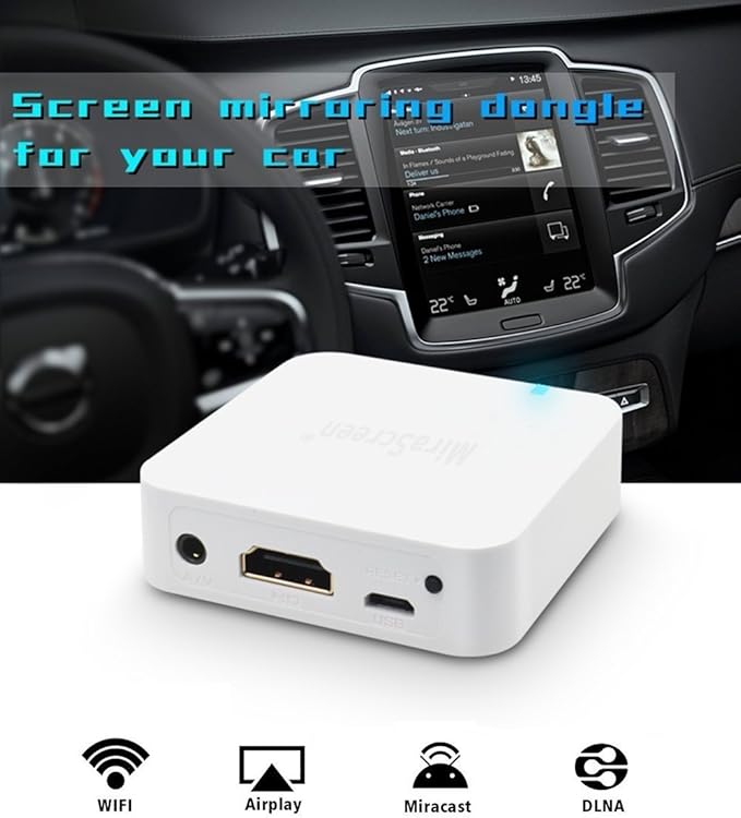 Amazon.com: SmartSee Car WiFi Display Box, Airplay DLNA Miracast Screen ...
