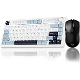 Amazon.com: AULA Wireless Keyboard and Mouse Combo, F75 75% Wireless Mechanical Keyboard,Gasket ...