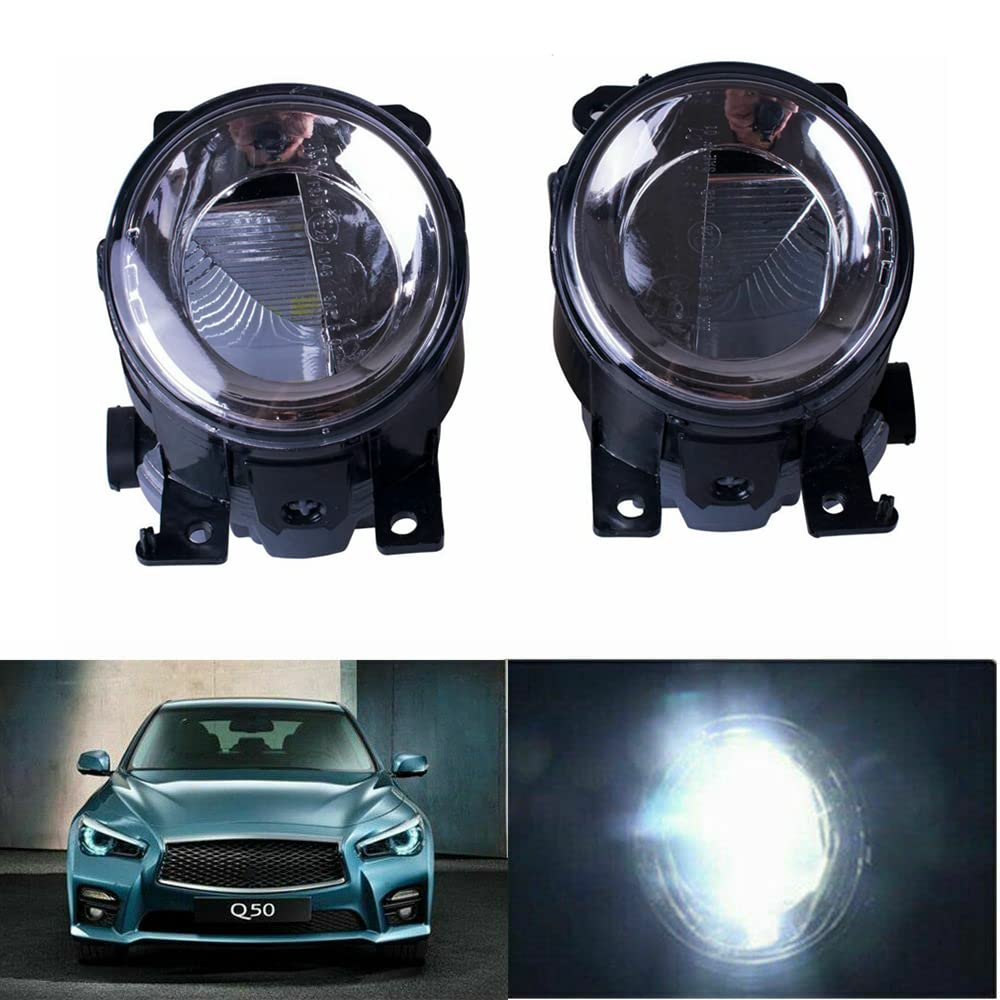Fog lights Compatible for Infiniti Q50 QX50 Q60 QX60 Q70L QX80 2014 ...