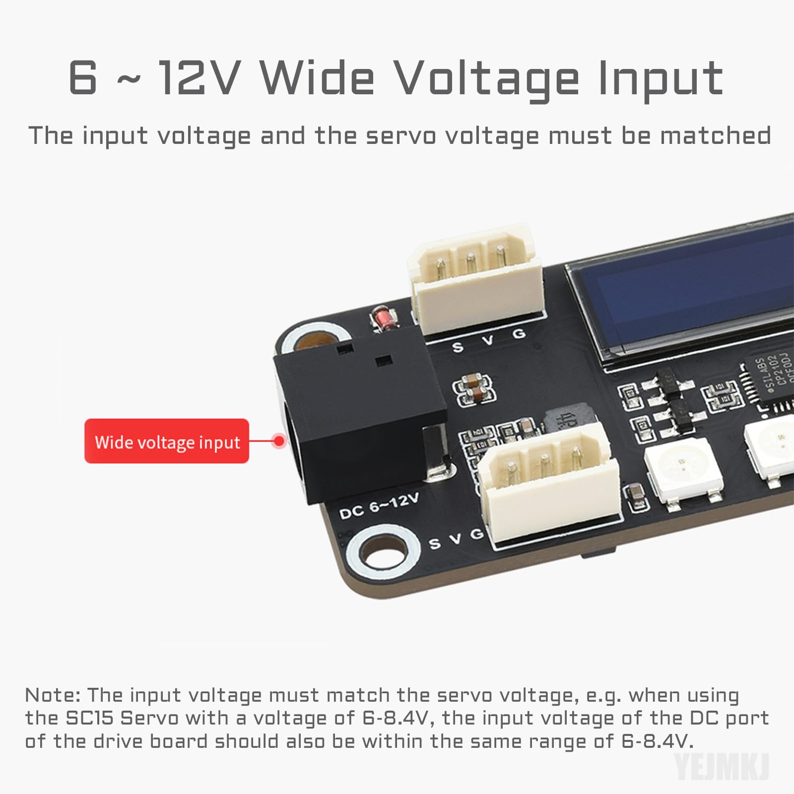 Yejmkj Esp32 Servo Driver Expansion Board For Raspberry Pi 4b 3b 3b 2b