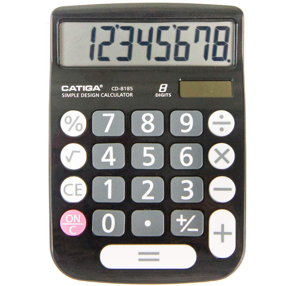 CATIGA CD-8185 Office and Home Style Calculator - 8-Digit LCD Display ...