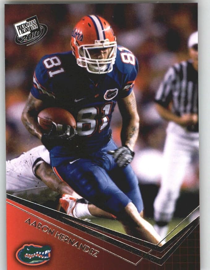 Amazon.com: Aaron Hernandez TE - Florida Gators (RC - Rookie Card) 2010 ...