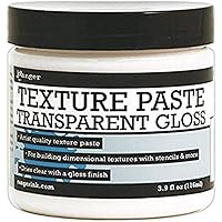 Amazon.com: Ranger Texture Paste Transparent Gloss, 3.9 oz