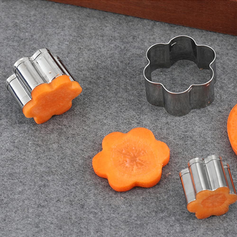 Mini Cookie Cutters Set - 24 Pcs Metal Clay Cutters, Dough Cutters ...