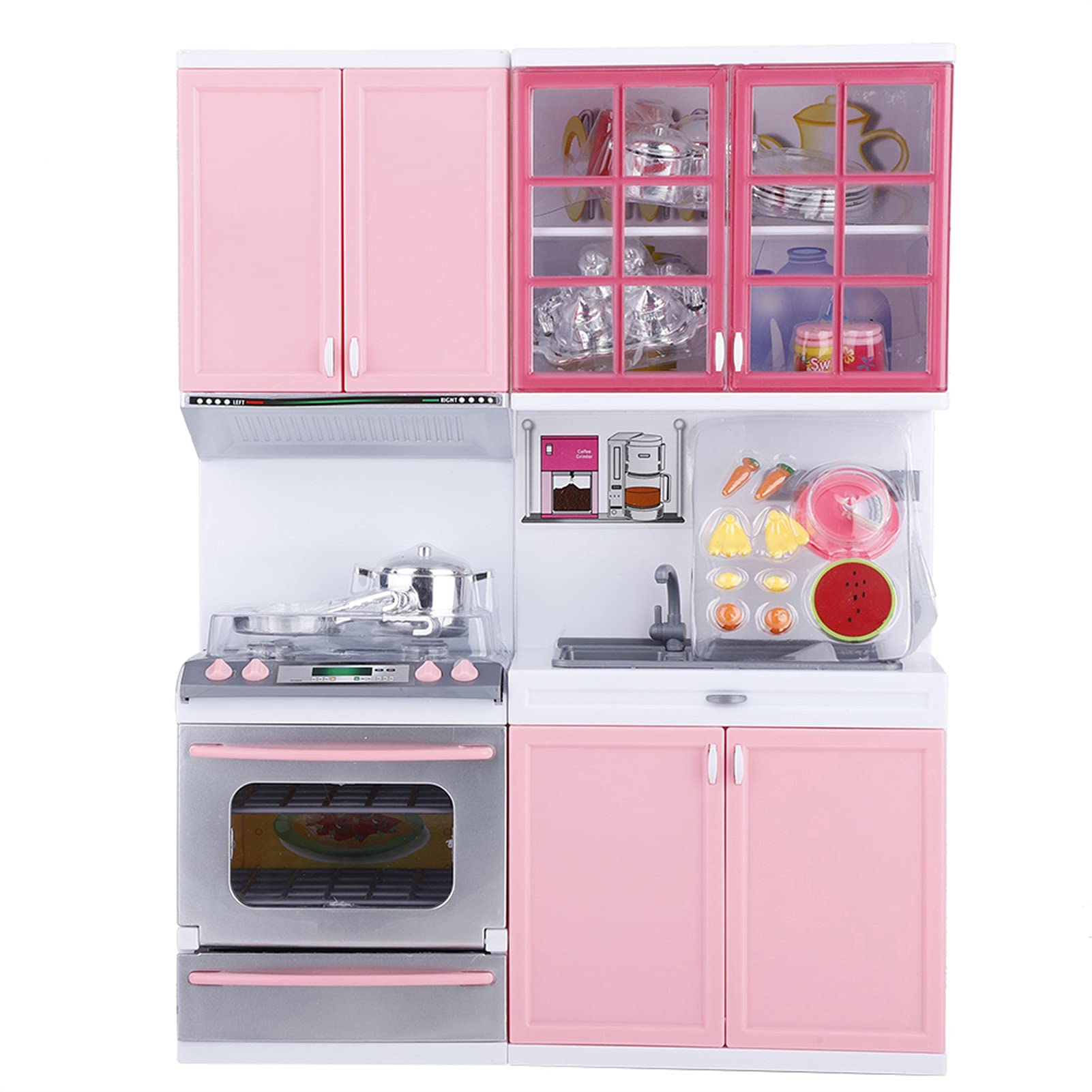 Kids Play Kitchen Set Playset Mini Kitchen Role Play Toys Set with ...