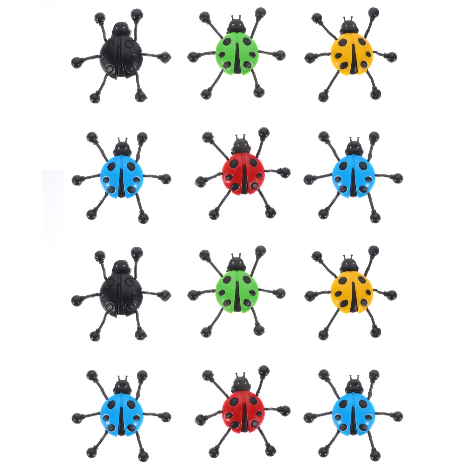 TOYANDONA 12pcs Sticky Wall Climbers, Creative Stretchy Sticky Bug Toys ...