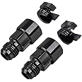 Amazon.com: EFI Fuel Line Fittings,6AN Push-Lock Fittings Push-Fit Male ...