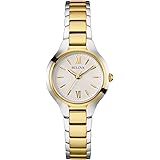 Amazon.com: Bulova Classic Quartz Ladies Watch, Stainless Steel Diamond ...