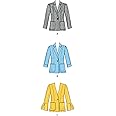 Amazon.com: Simplicity Pattern S8844 Miss Petite Unlined Blazer, U5 (16 ...