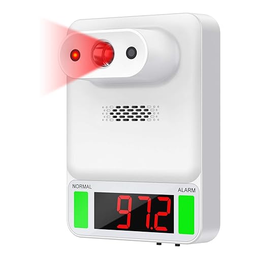 Wall Mounted Thermometer, XDX Touchless Forehead Thermometer for Adults ...