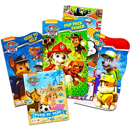 Nick Jr PAW Patrol Board Book Set -- 4 Shaped Board Books for Toddlers ...