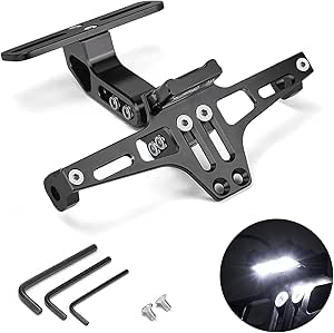 Amazon.com: kemimoto Motorcycle License Plate Bracket Fender Eliminator ...