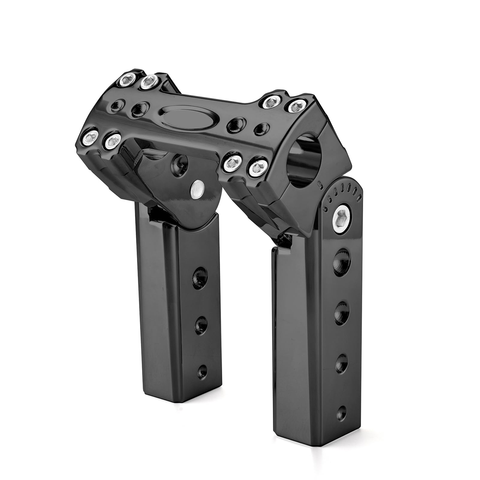 Mofun Black Adjustable Pullback Handlebar Riser 6" Tall, 1" Clamp ...