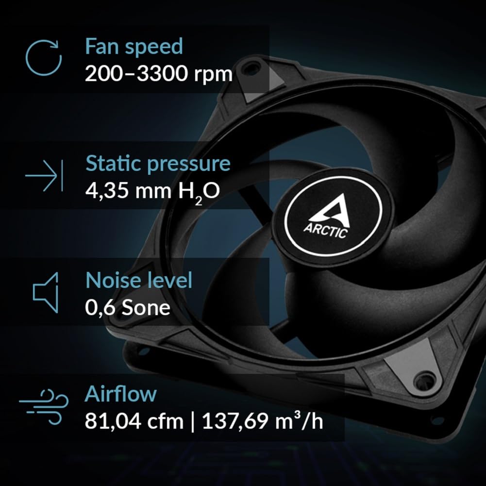 Mua ARCTIC P12 Max - PC Fan, High-Performance 120mm Case Fan, PWM ...